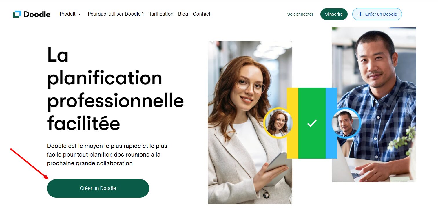 Comment planifier un réunion avec Doodle en 4 étapes